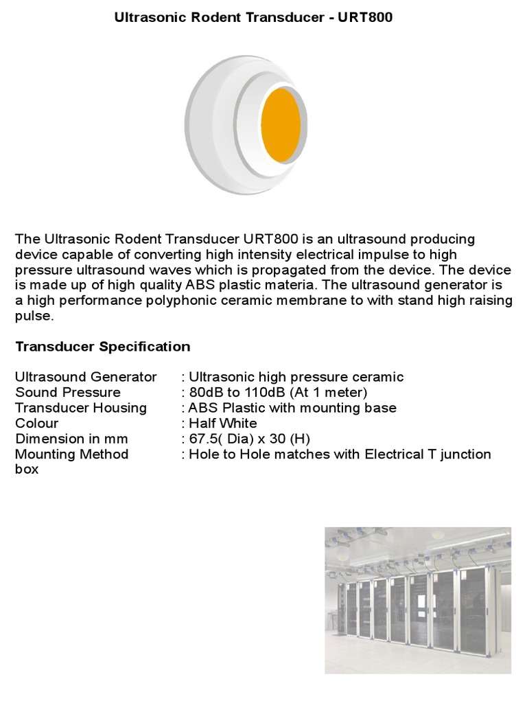 3A Ultrasonic-Transducer | PDF