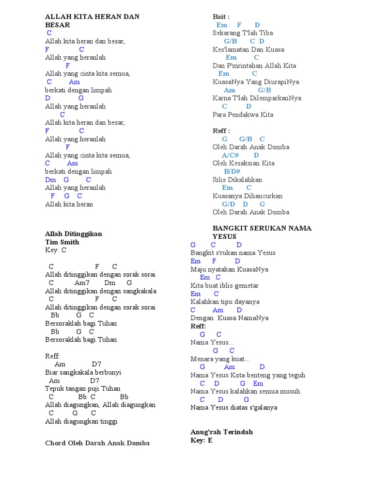 Lirik Lagu Rohani | PDF