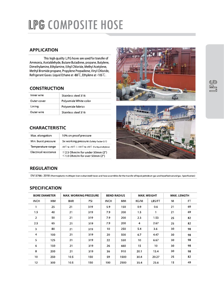 Catalog For LPG Hose | PDF