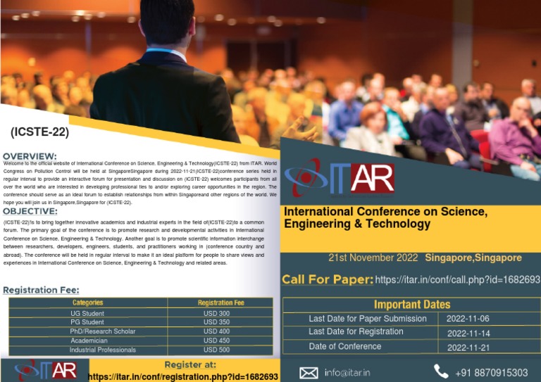 (ICSTE-22) : International Conference On Science, Engineering ...