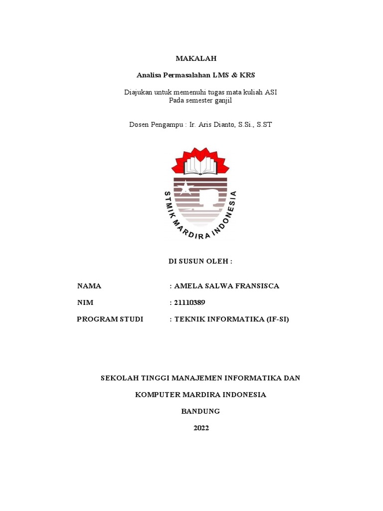 Amela Salwa Fransisca | PDF