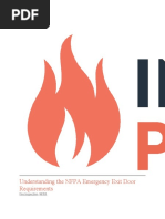 NFPA 101 Means of Egress Requirements | PDF | Door | Stairs