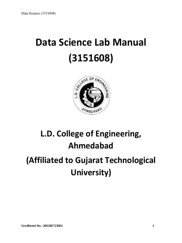 DS Lab Manual Final | PDF | Dependent And Independent Variables ... DS Lab Manual Final | PDF | Dependent And Independent Variables ...