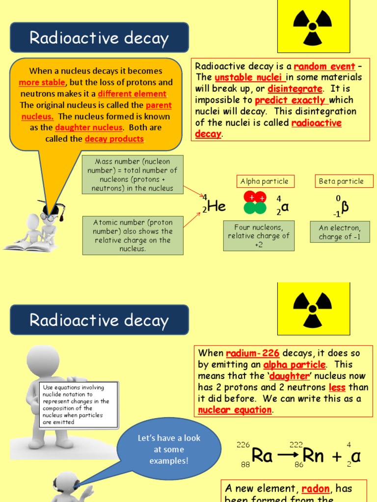Understanding Radioactive Decay | PDF | Radioactive Decay | Atomic Nucleus