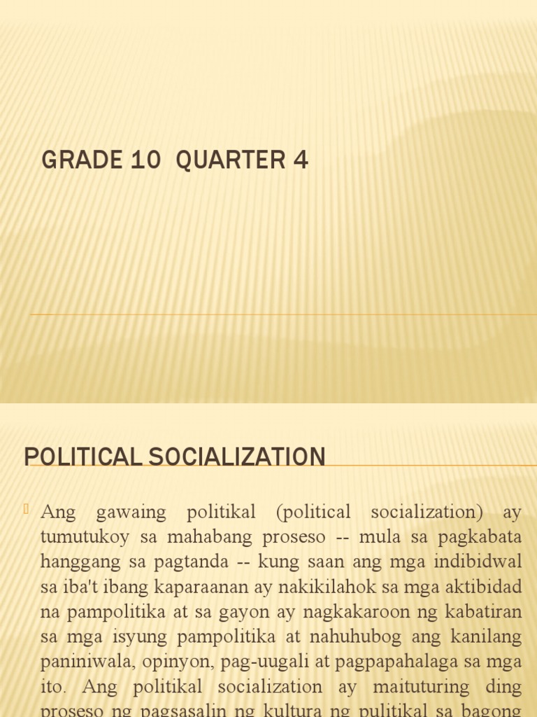 Grade 10 Quarter 4 | PDF