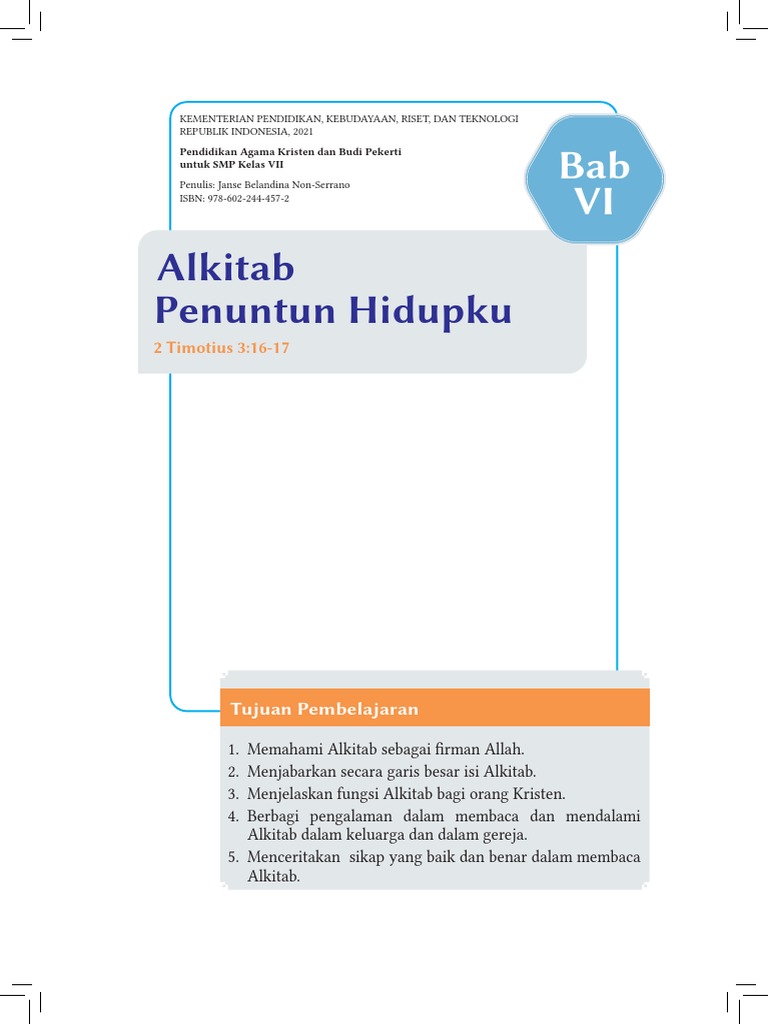 BAB VI - Alkitab Penuntun Hidupku | PDF