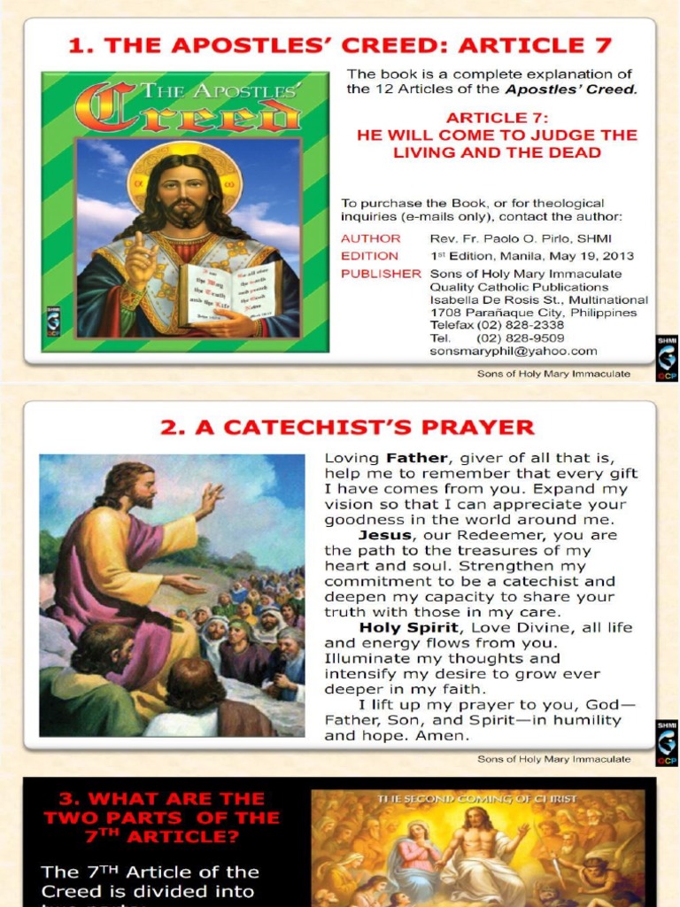 Apostles Creed Article 7 | PDF