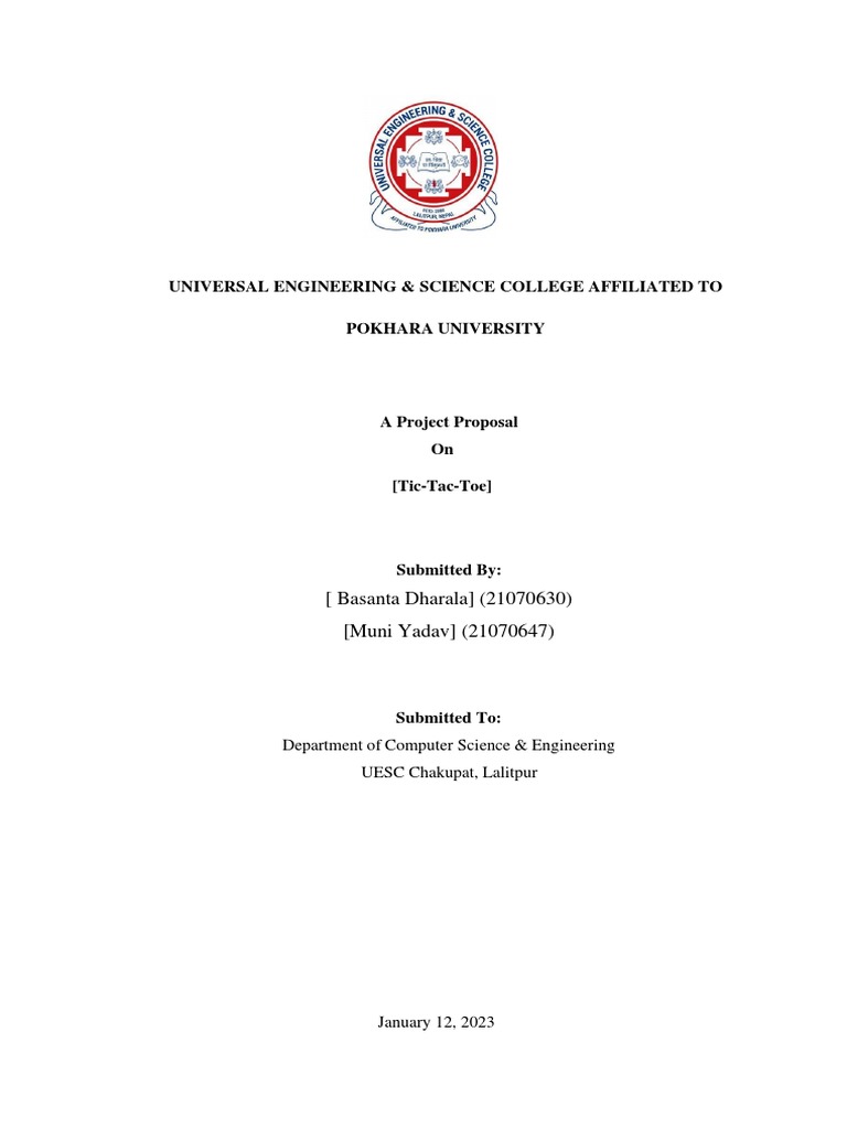 Tic Tac Toe | PDF | Computing | Computer Science