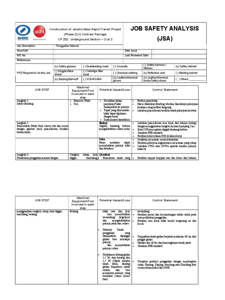 JSA Galian Manual | PDF