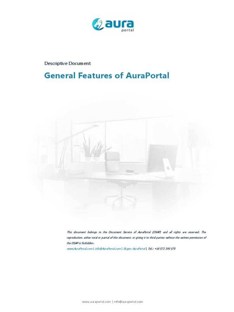 AuraPortal Features Guide | PDF | Business Process Management | Share Point