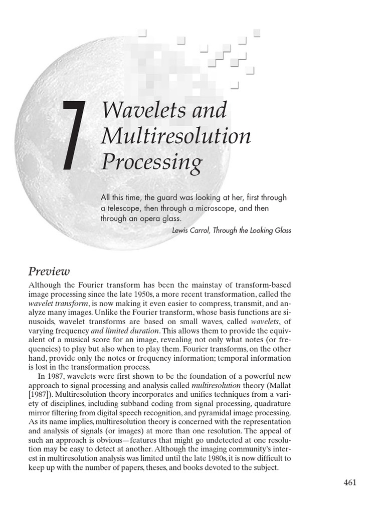 Wavelet And Multiresolution Image Processing Download Free Pdf
