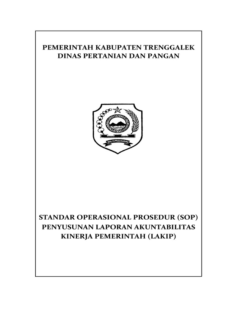 Sop Penyusunan Lakip | PDF