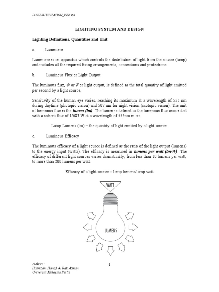CH 3 - Lighting System - NEW | PDF