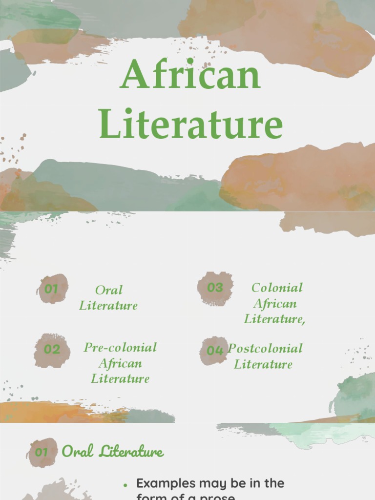 African Literature | PDF | African Literature