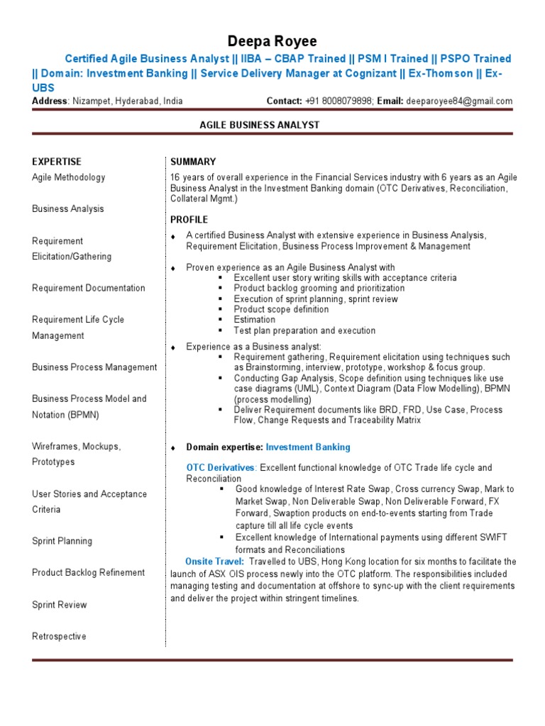 Naukri Deeparoyee 16y 0m Pdf Scrum Software Development Agile Software Development 