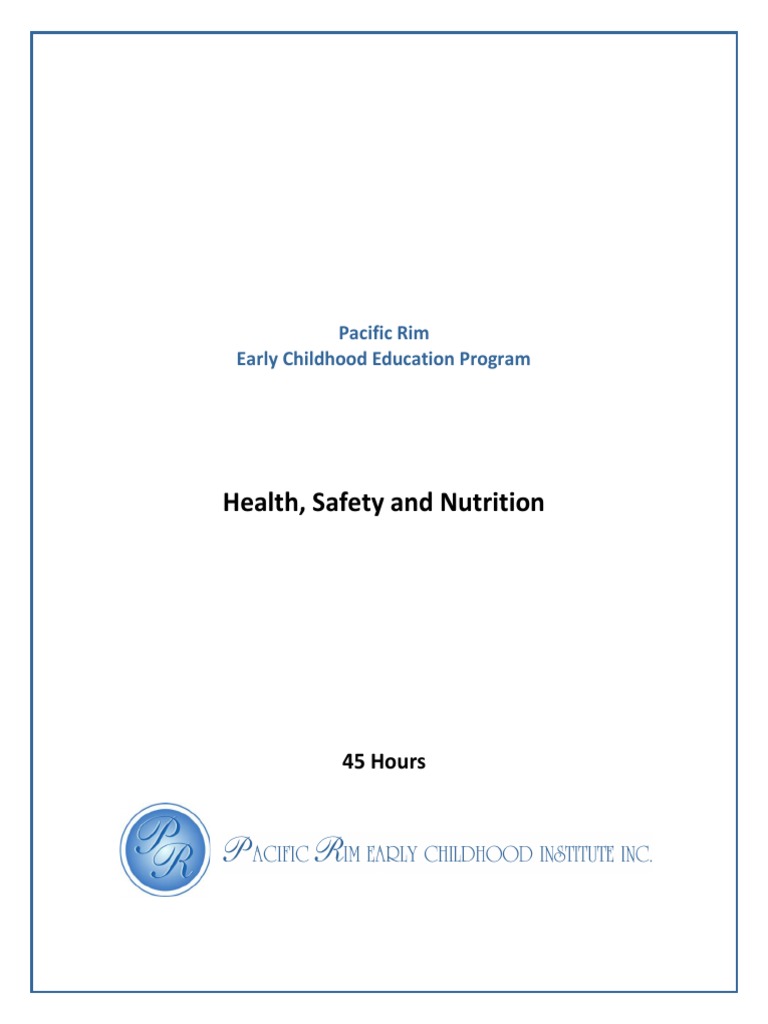 Health, Safety and Nutrition | PDF