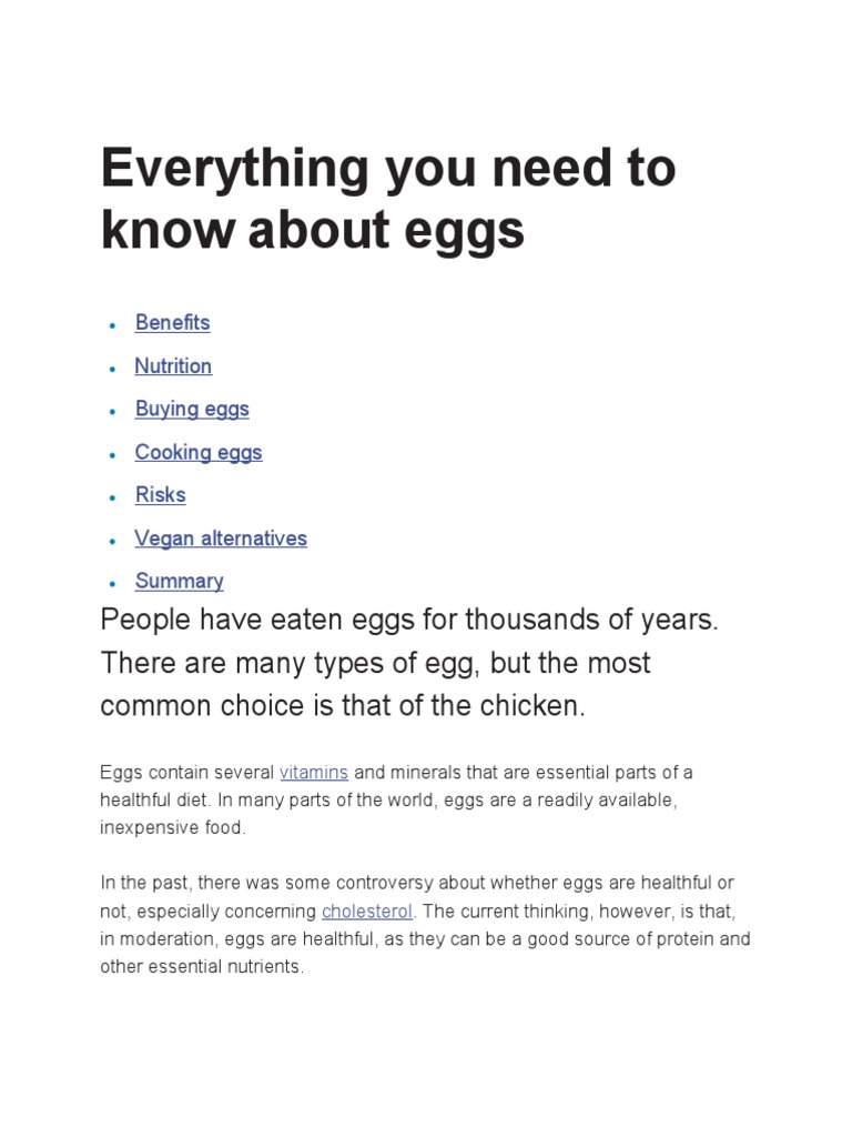 Health and of | PDF | Egg As Food | Fat