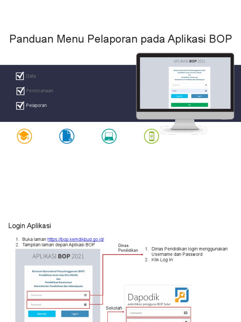 Panduan Laporan BOP | PDF | Pengelolaan Keuangan & Uang
