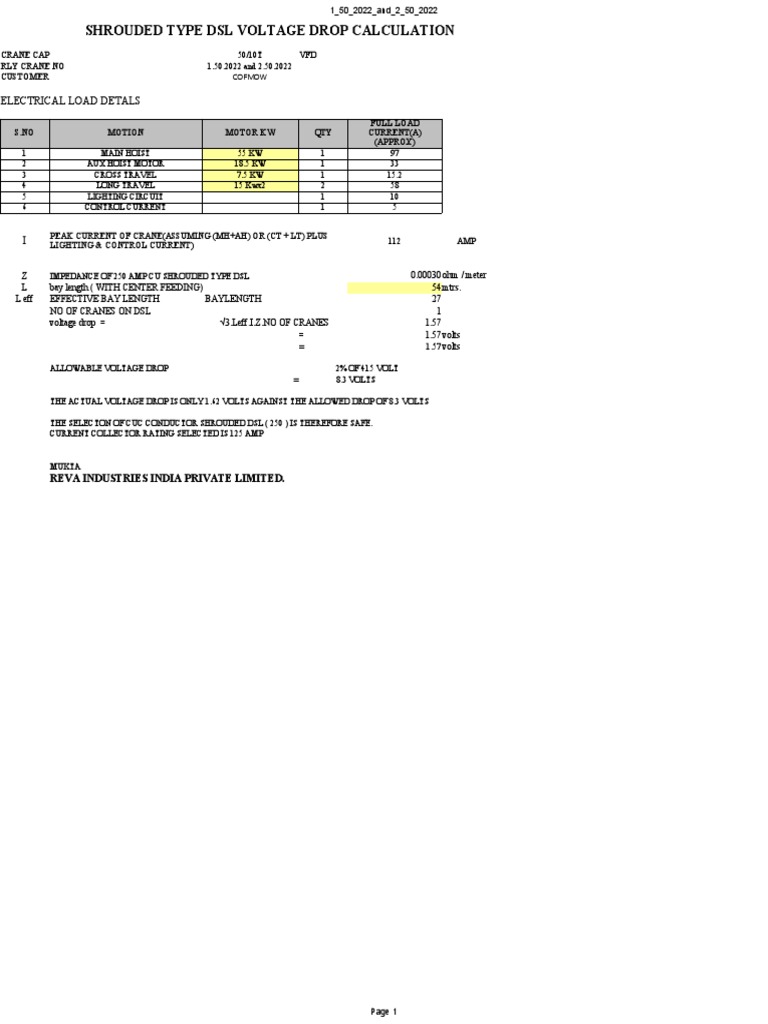 DSL Calculation | PDF