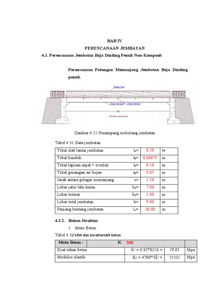 Analisa Jembatan | PDF