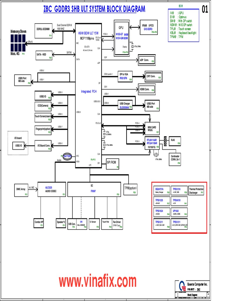 DA0Z8CMB8D0 REV D Schematic Diagram 2 | PDF | Computer Standards | Computer Architecture