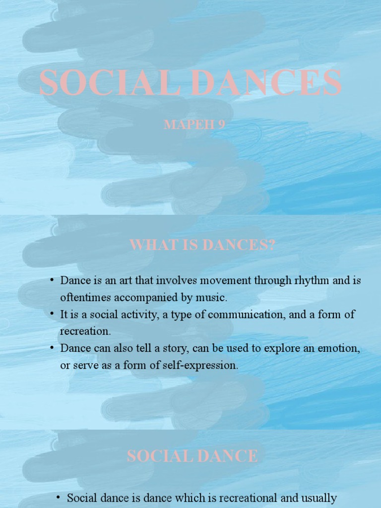 2nd QRT Social Dance | PDF | Dances