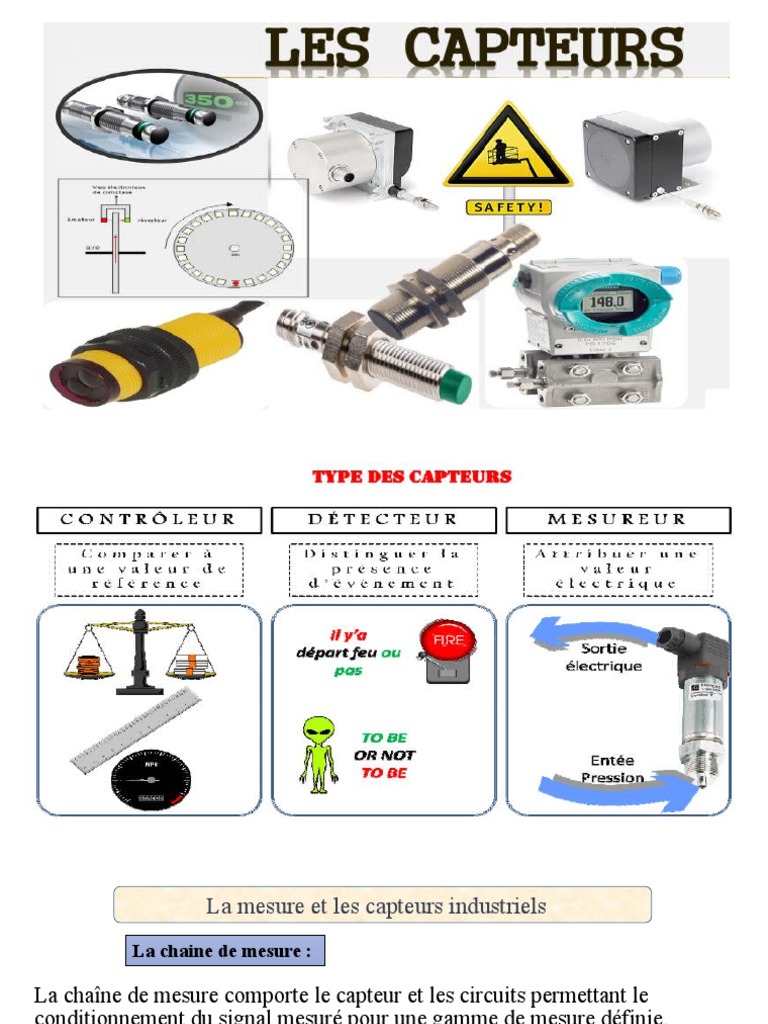 CAPTEUR | PDF | Capteur | Thermocouple