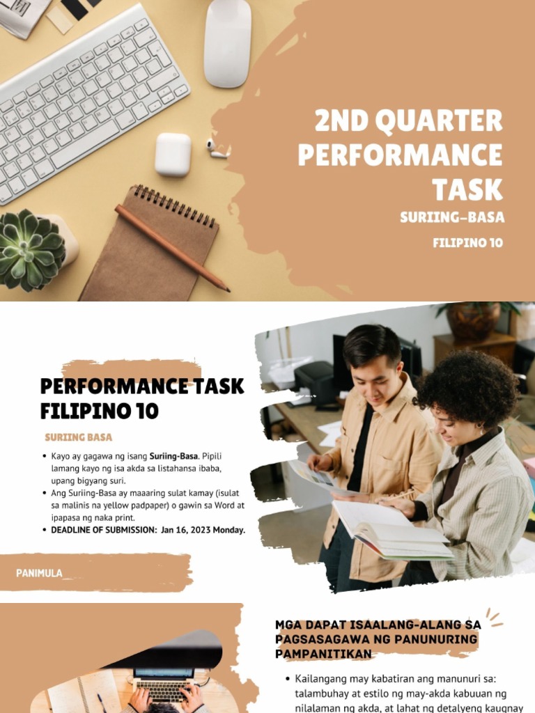 Suriing Basa Performance Task 10 | PDF