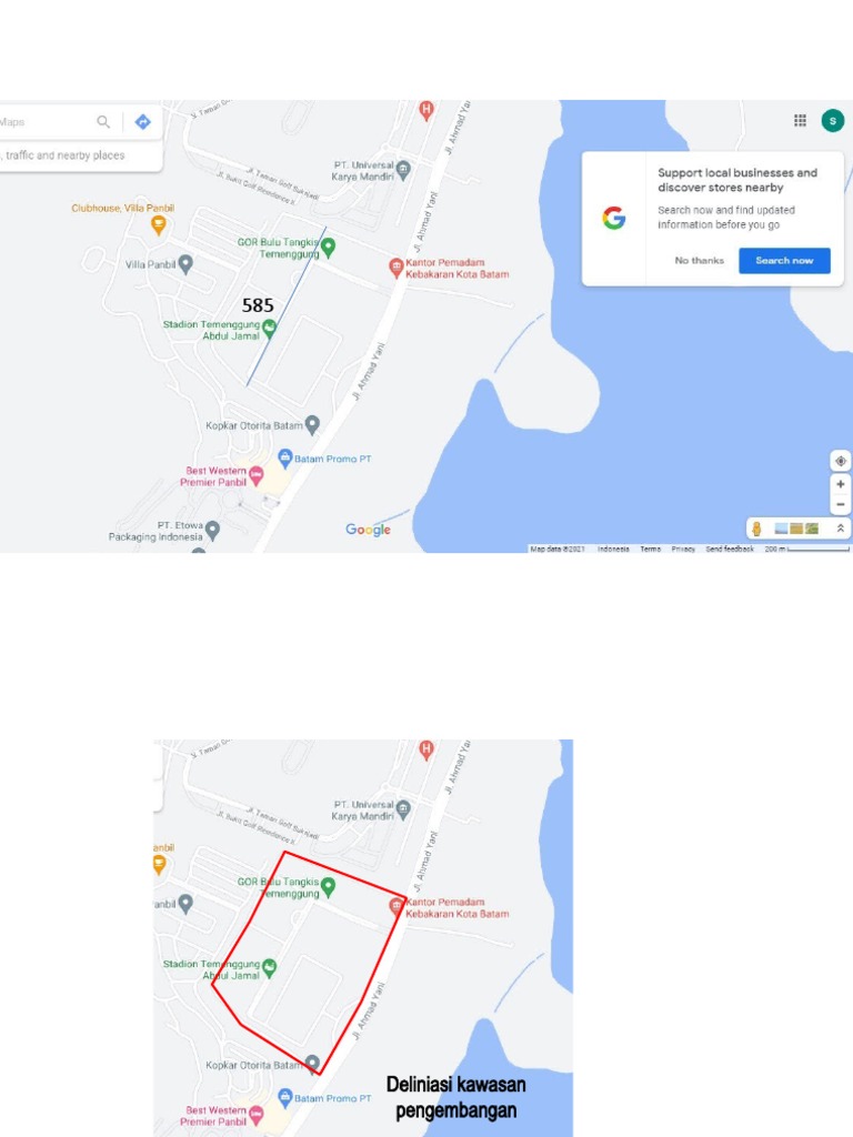 Peta Situasi TAJ Dan Barelang | PDF