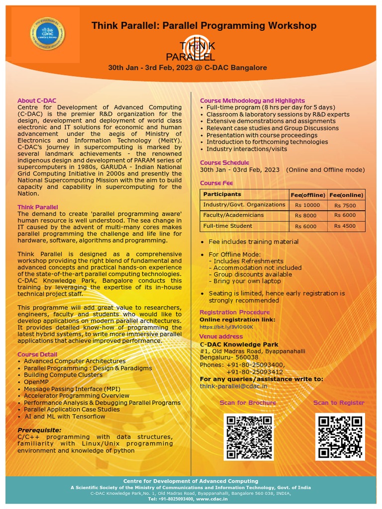 Unleashing Parallel Power: A Comprehensive 5-Day Workshop on Parallel ... Unleashing Parallel Power: A Comprehensive 5-Day Workshop on Parallel ...