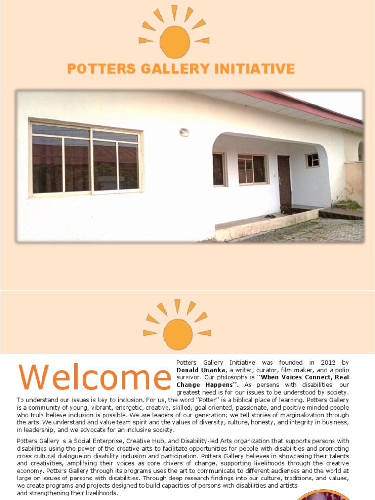 Potters Gallery Brochure | PDF | Nigeria | Disability