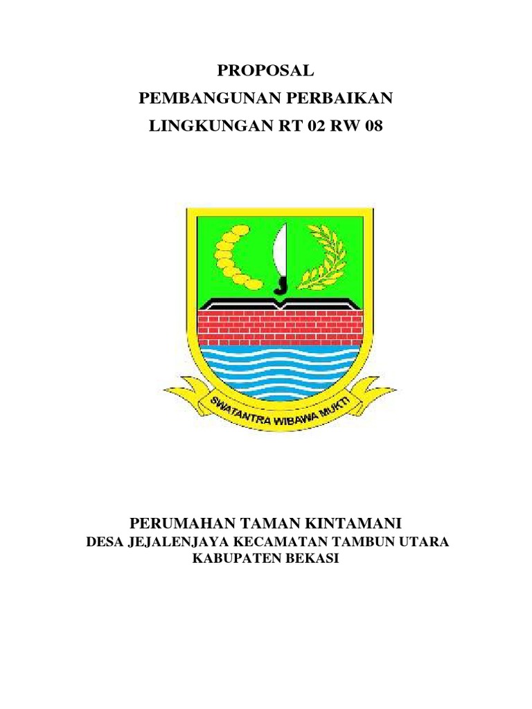 Proposal Pembangunan RT.02 | PDF