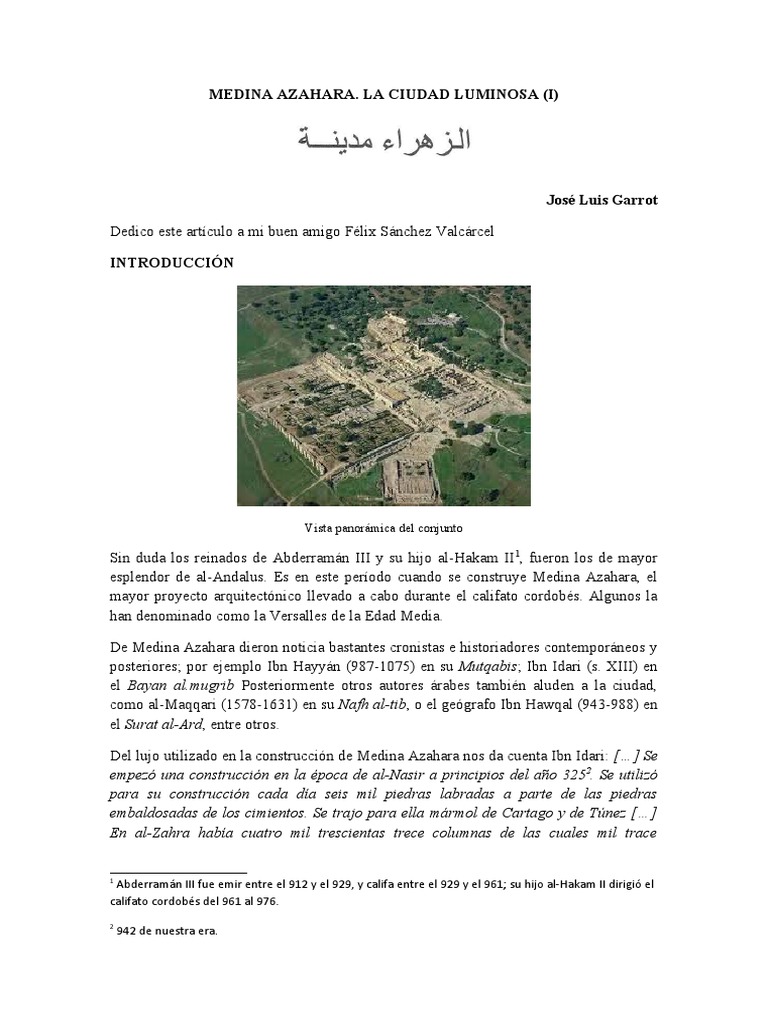 Medina Azahara. | PDF | Al Andalus