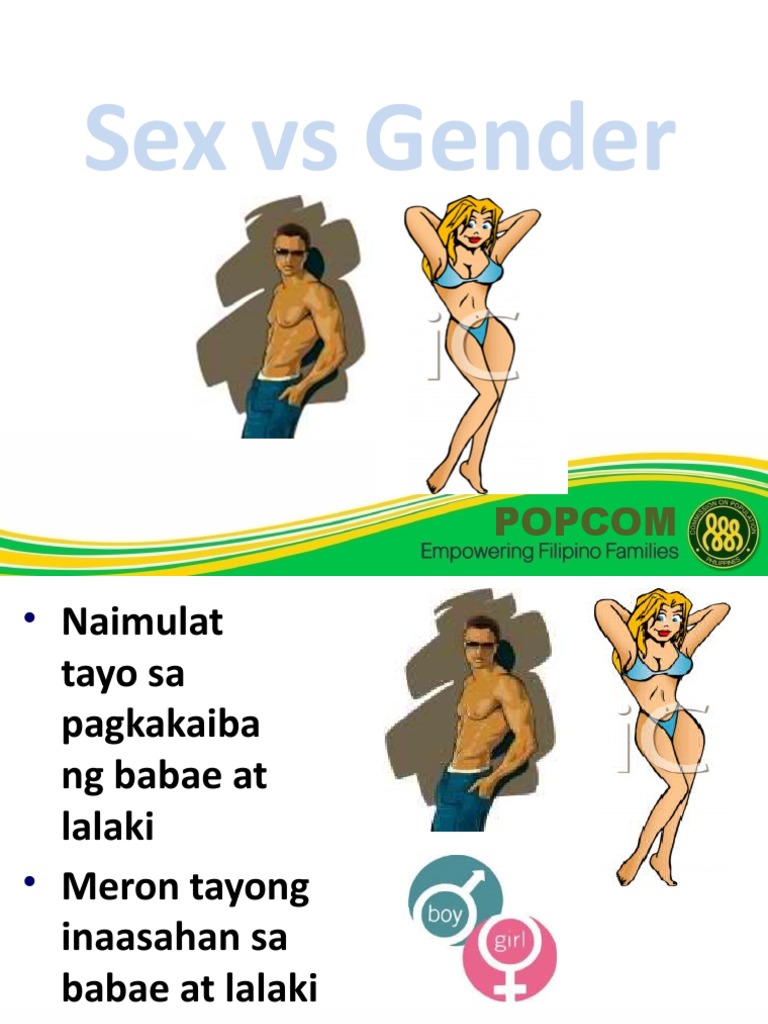 Gender Vs Sex Pdf