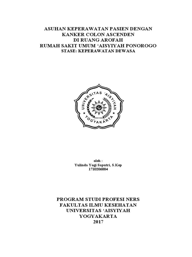 Minggu Ke 1 - Ca Kolon | PDF | Kesehatan Holistik