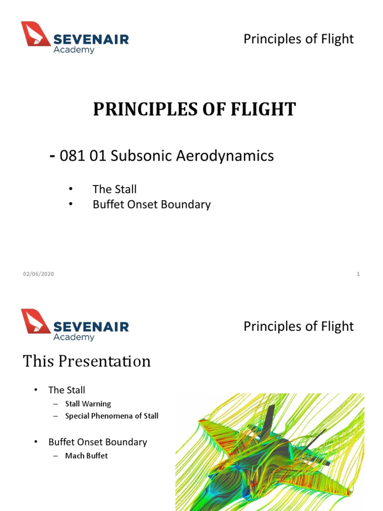 PoF 5 Stall, Buffet Onset | PDF | Aerospace | Chemical Engineering