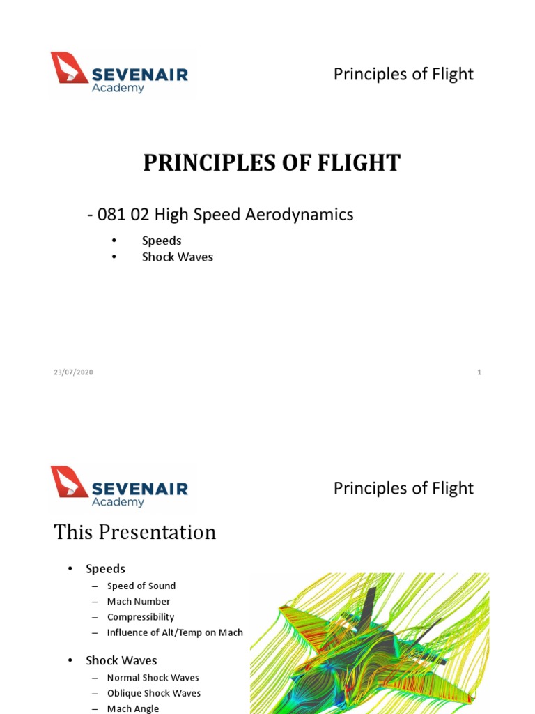 High Speed Aerodynamics Guide | PDF | Aerodynamics | Mach Number