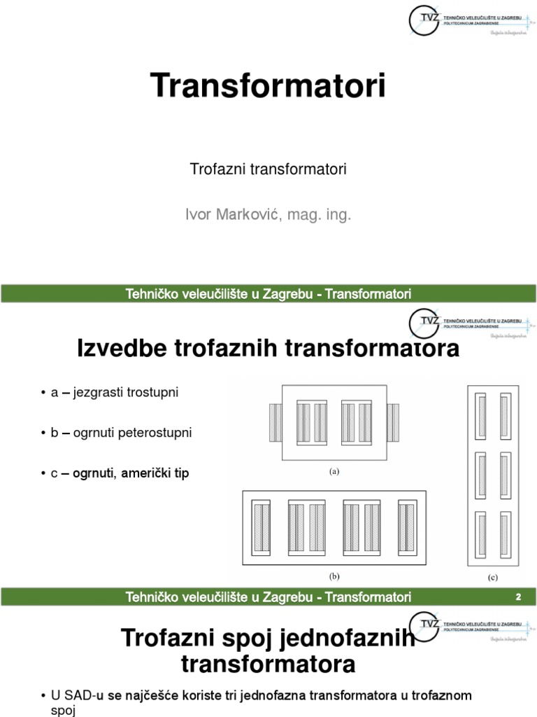 Trofazni Transformatori | PDF