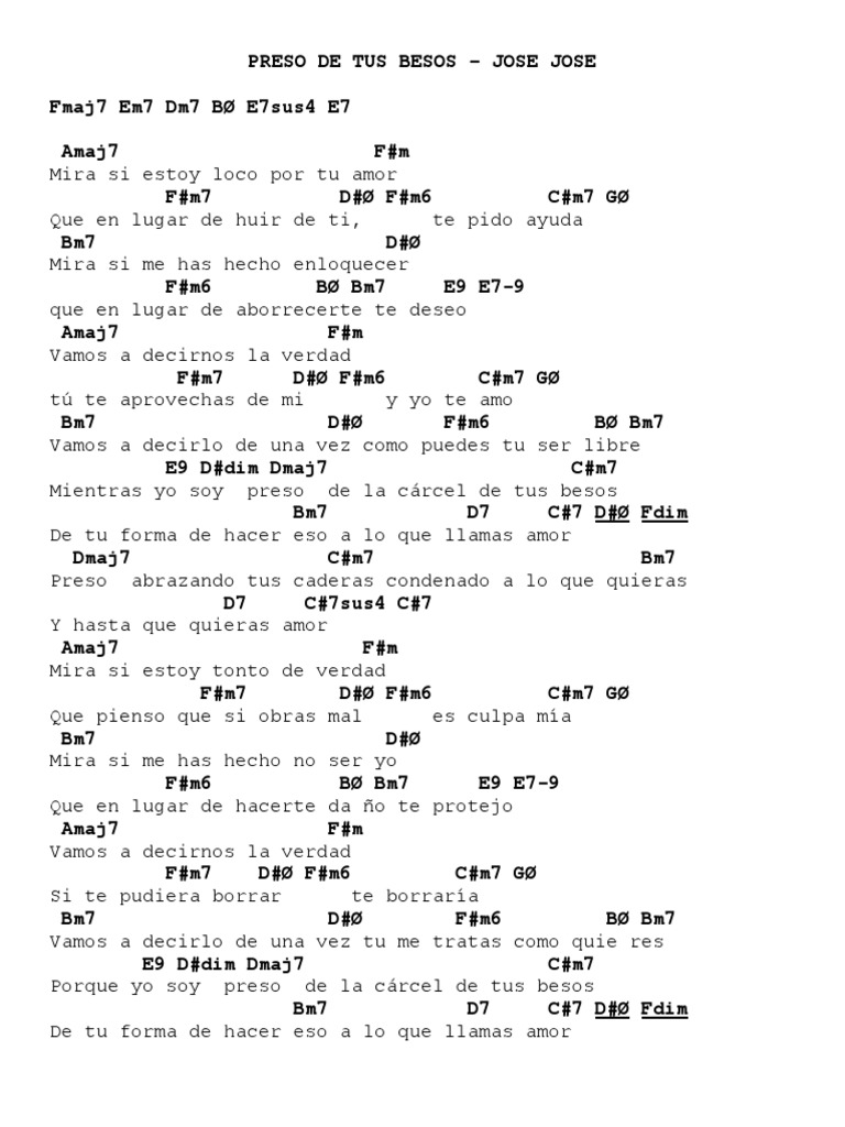 Preso de Tus Besos | PDF