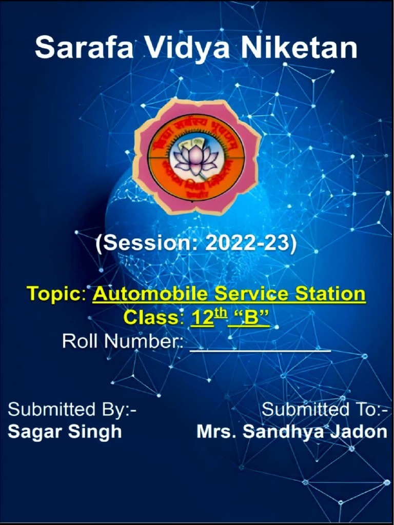 Cs Project Automobile Service Station | PDF