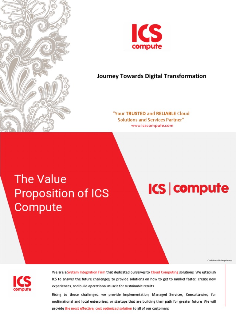 ICS Compute - Product Presentation Slide 2021 - Rev 1.1 | PDF ICS Compute - Product Presentation Slide 2021 - Rev 1.1 | PDF