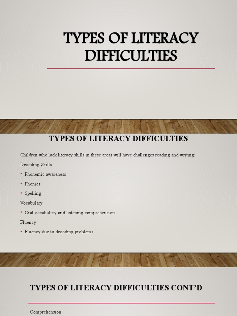 Unit 1 Types of Reading and Writing Difficulties | PDF