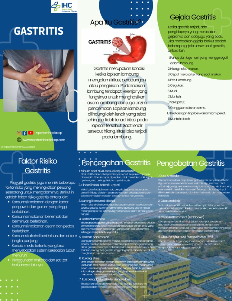 Leaflet Gastritis | PDF