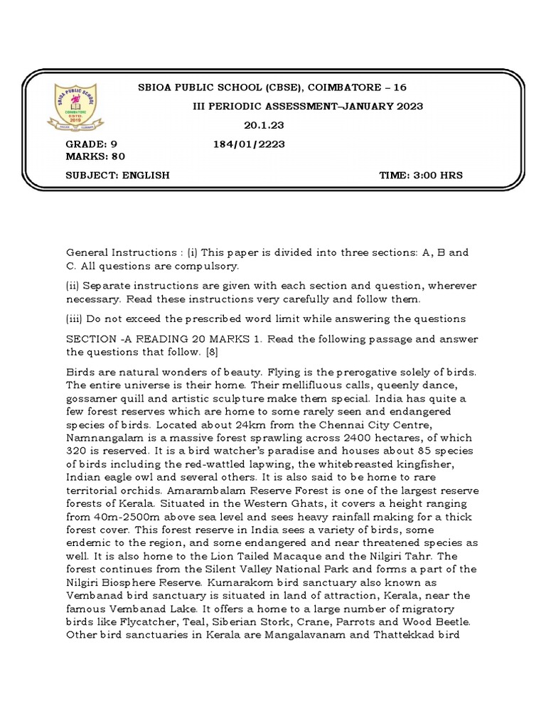 Grade 9 Eng Code Adocx | PDF