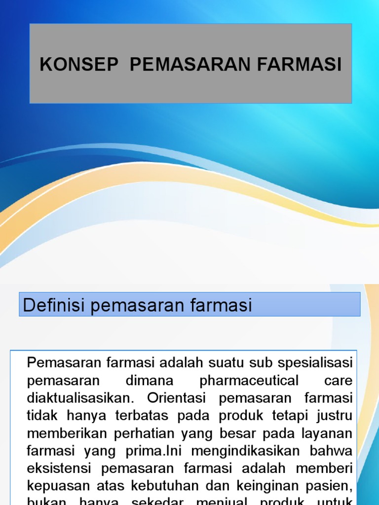 Strategi Pemasaran Farmasi Efektif | PDF