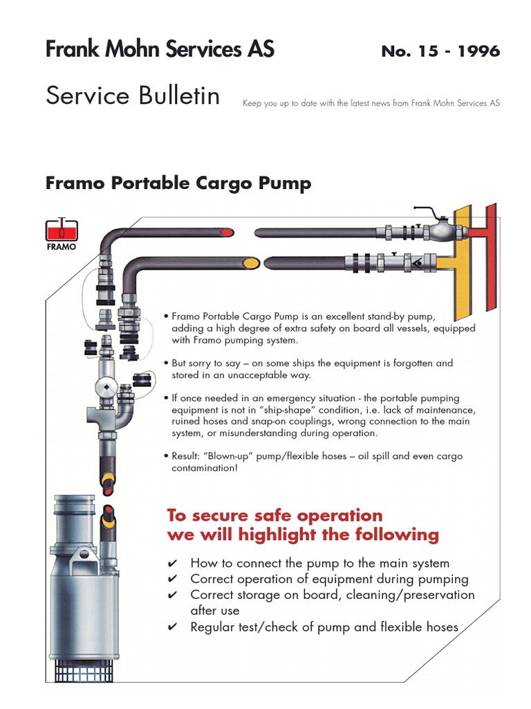 15 - FRAMO Portable Cargo Pump | PDF | Pump | Valve
