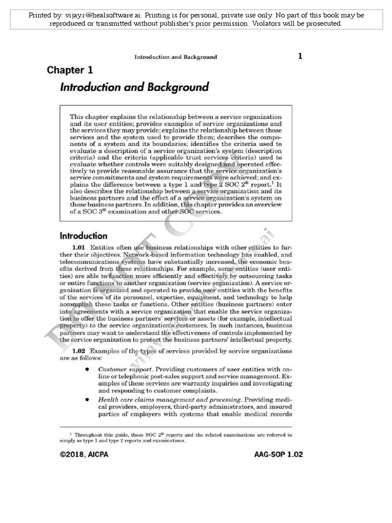 Guide SOC 2® Reporting On An Examination of Controls at A Service ...