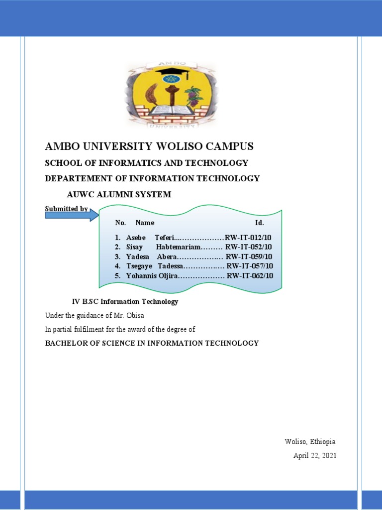 AUWC Alumni System Project Overview | PDF | Use Case | World Wide Web