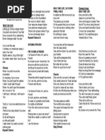 Confidence: Lyrics by Sanctus Real | PDF