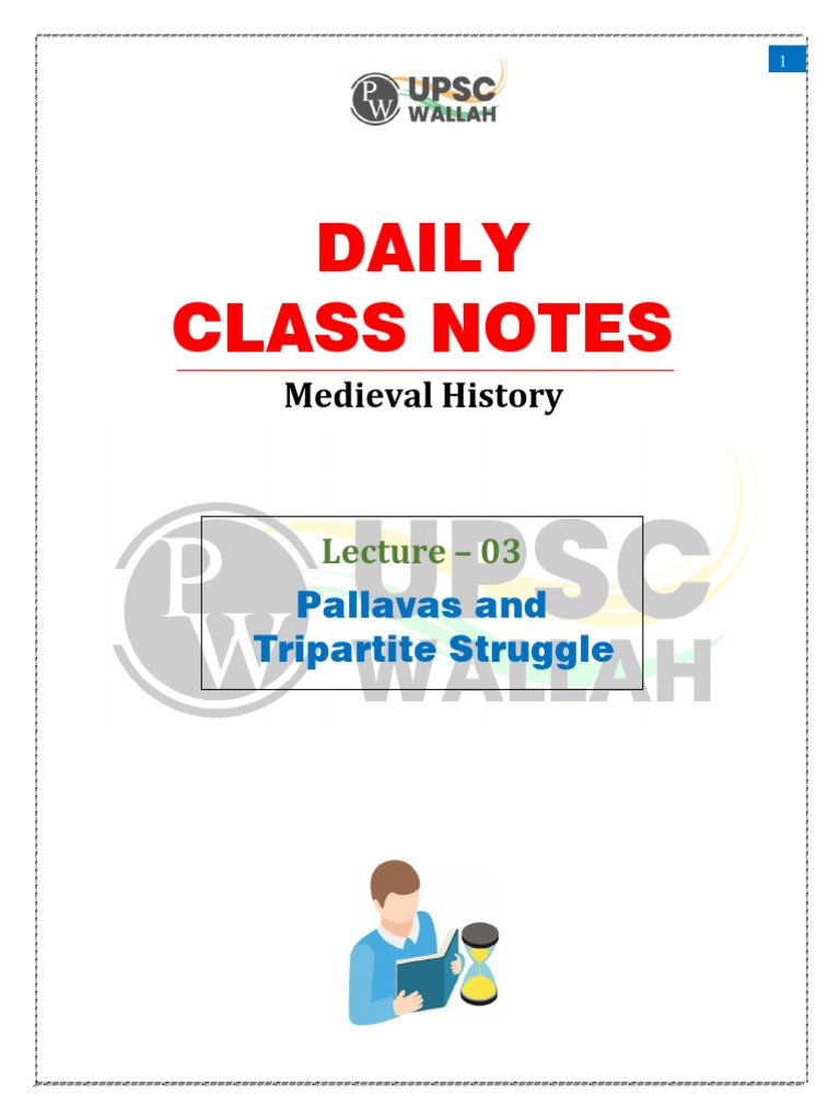 Medieval History 03 - Daily Class Pallavas | PDF
